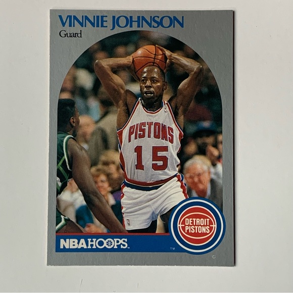 NBA HOOPS | Toys | 99 Nba Hoops Detroit Pistons Vinnie Johnson 107 ...